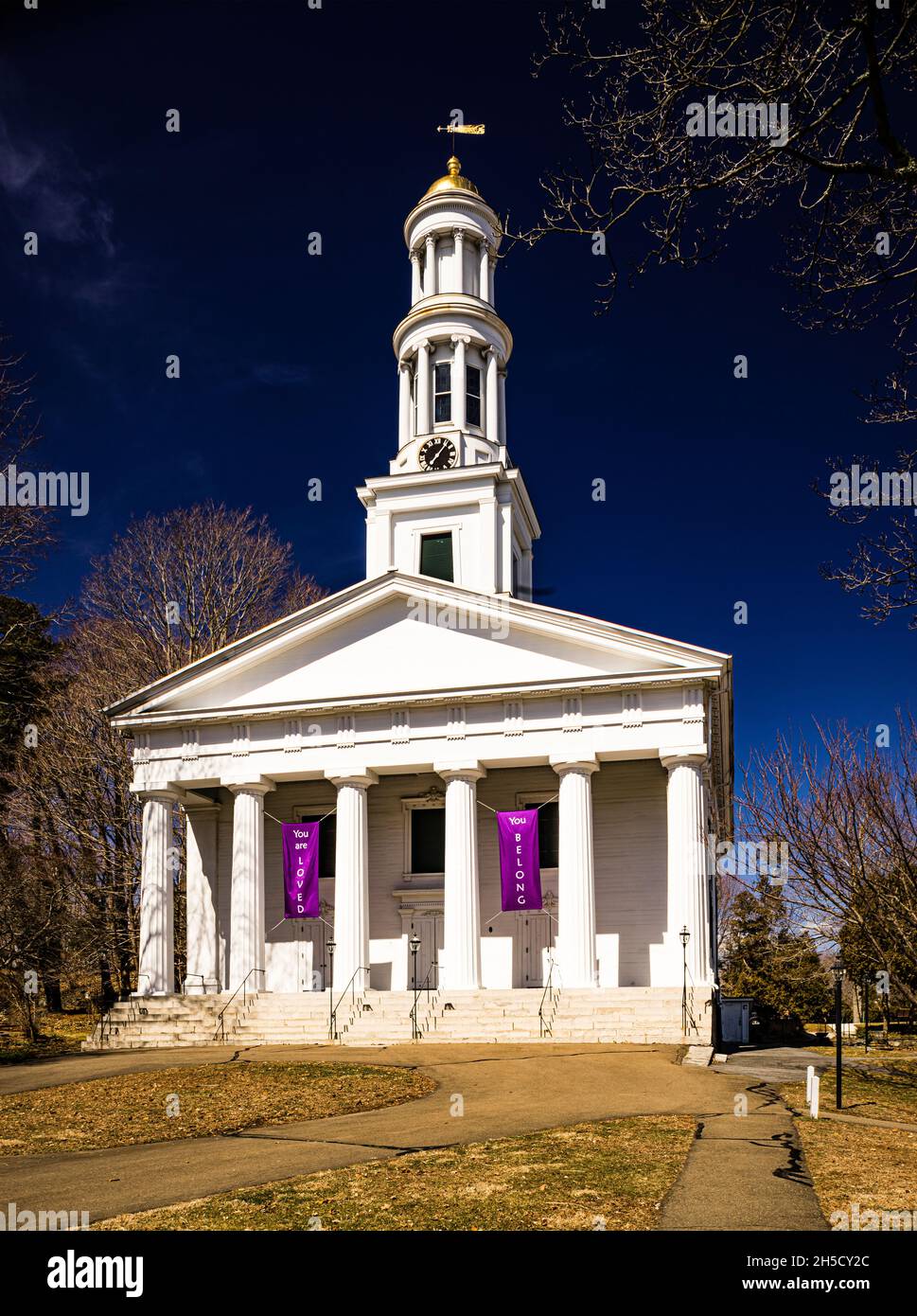 First Congregational Church Madison Green Historic District Madison ...