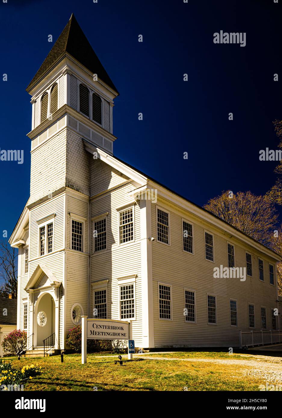 Centerbrook Congregational Church Essex, Connecticut, USA Stock Photo ...