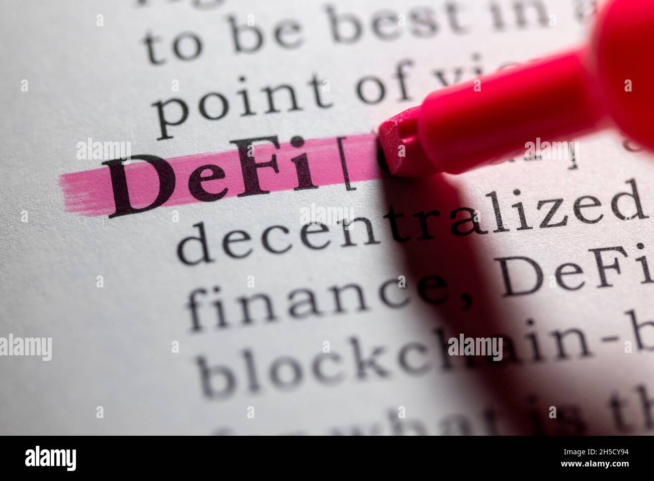 Fake Dictionary word, Dictionary definition of DeFi, Decentralized ...