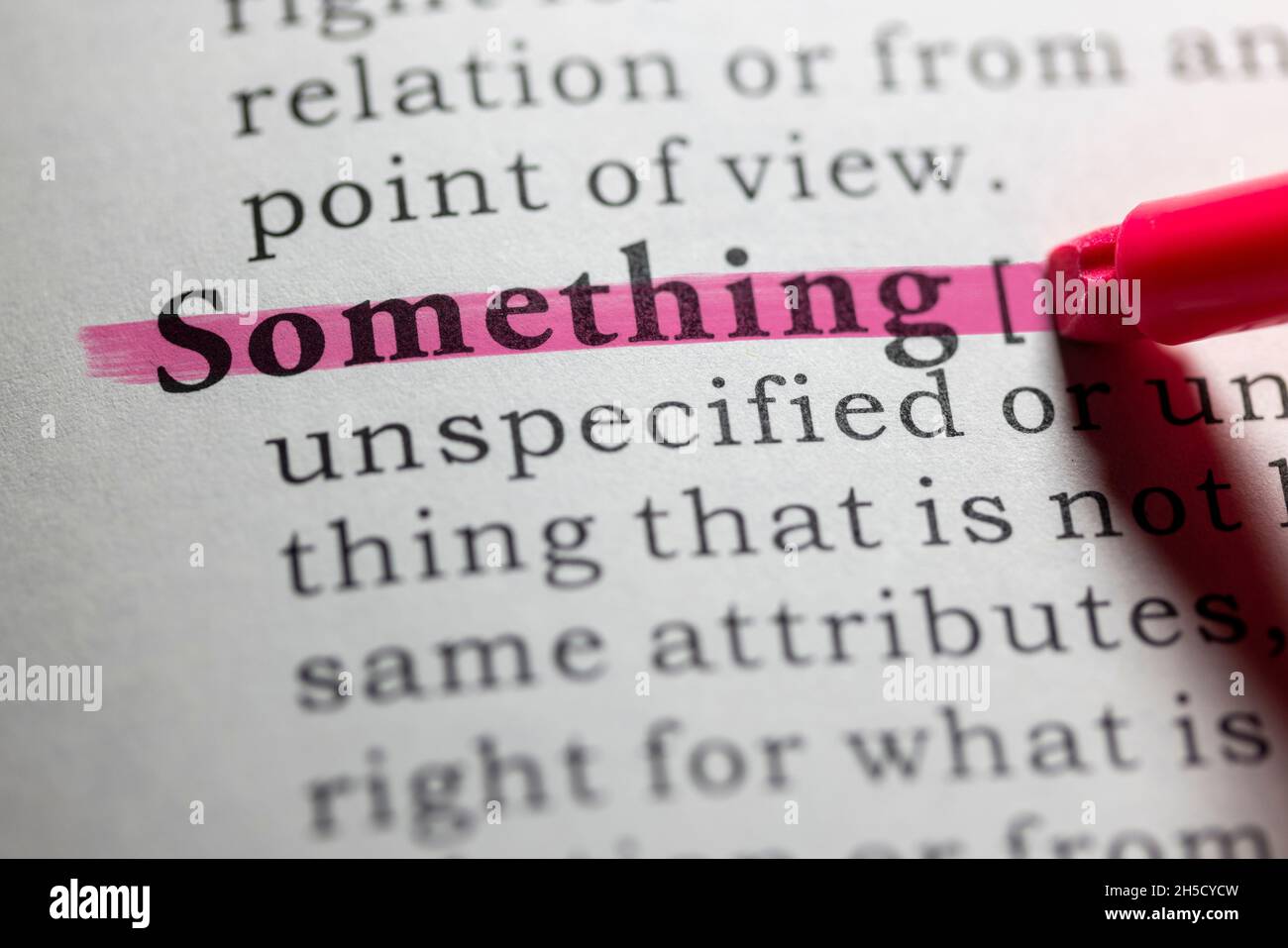 Fake Dictionary word, Dictionary definition of something Stock Photo ...