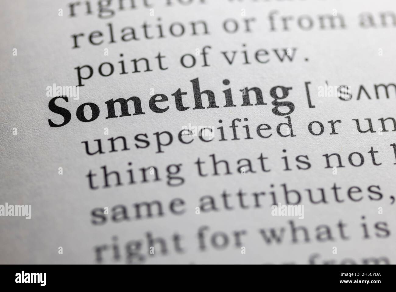 Fake Dictionary word, Dictionary definition of something Stock Photo ...