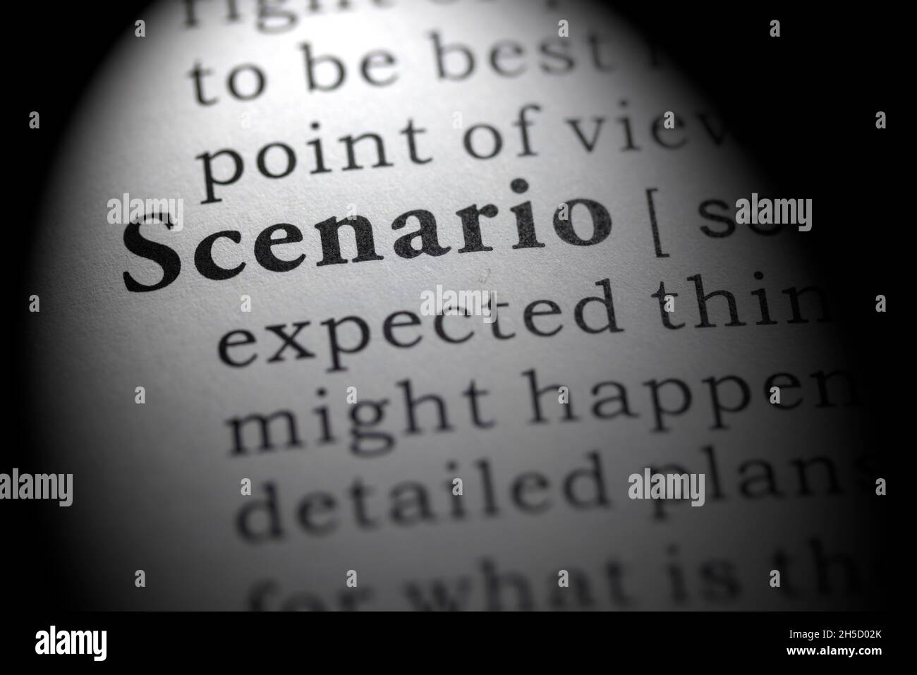 Scenario hi-res stock photography and images - Alamy