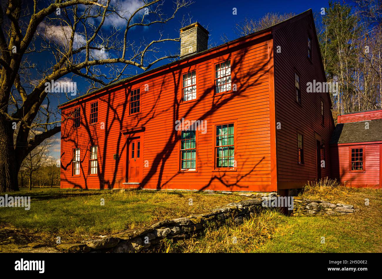 Edward Waldo House Scotland, Connecticut, USA Stock Photo - Alamy