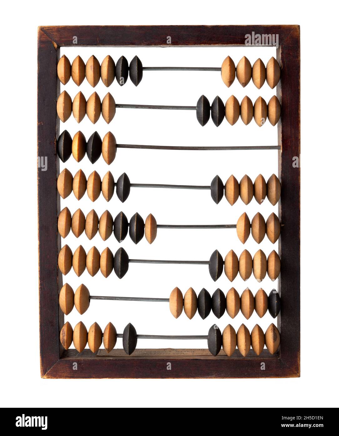 Vintage wooden abacus isolated on white background Stock Photo - Alamy
