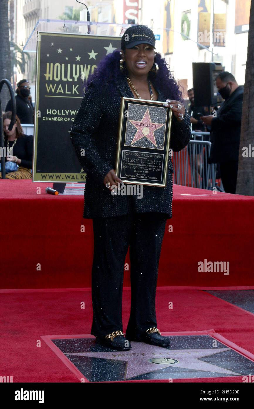 November 8, 2021, Los Angeles, CA, USA: LOS ANGELES - NOV 8: Missy ...