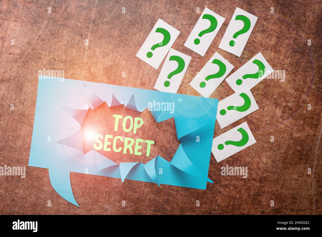 Inspiration showing sign Top Secret. Business approach protected by a ...