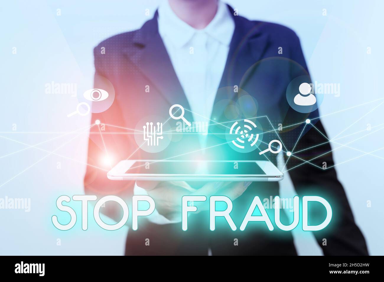 Writing displaying text Stop Fraud. Business showcase campaign advices ...