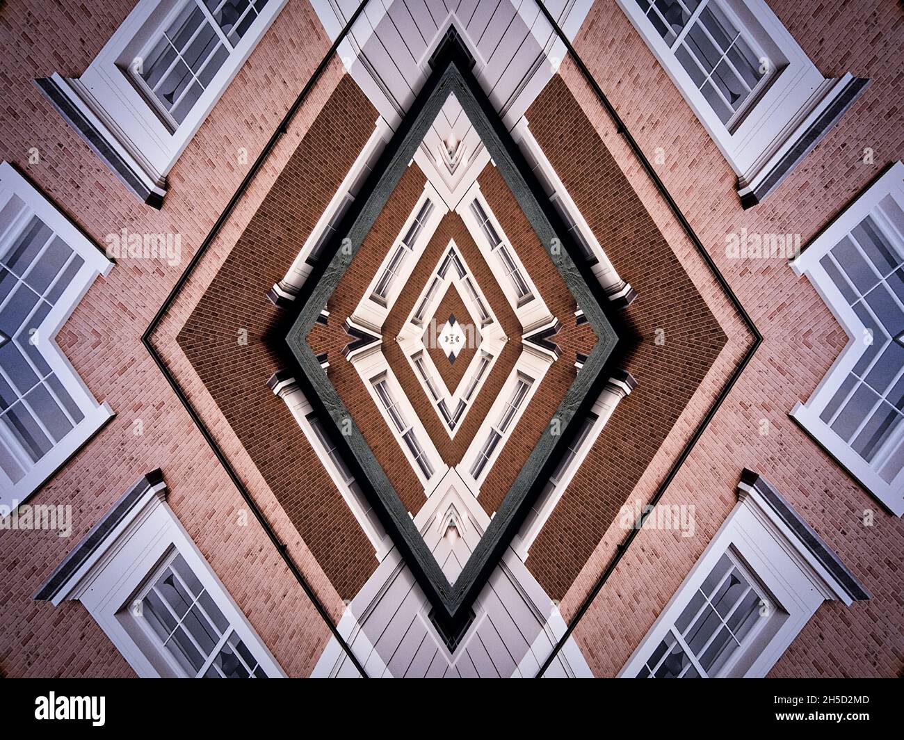 Mirrored pattern made from classical architectural elements for ...