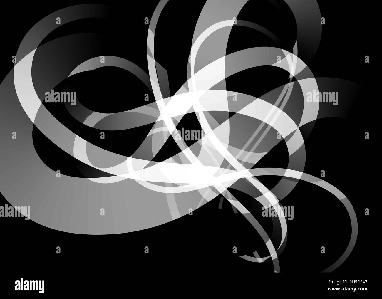 Abstract illustration with winding line Stock Photo - Alamy