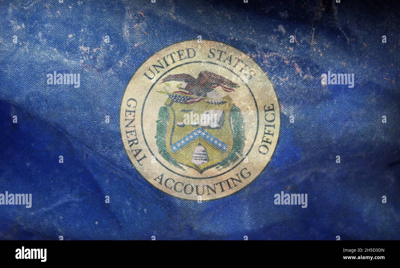 Minsk, Belarus - May, 2021: Top view of flag of United States General ...