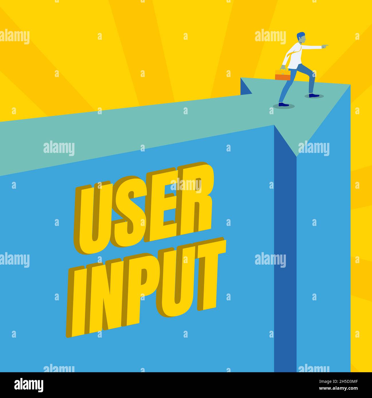 Inspiration showing sign User Input. Word Written on Any information or ...