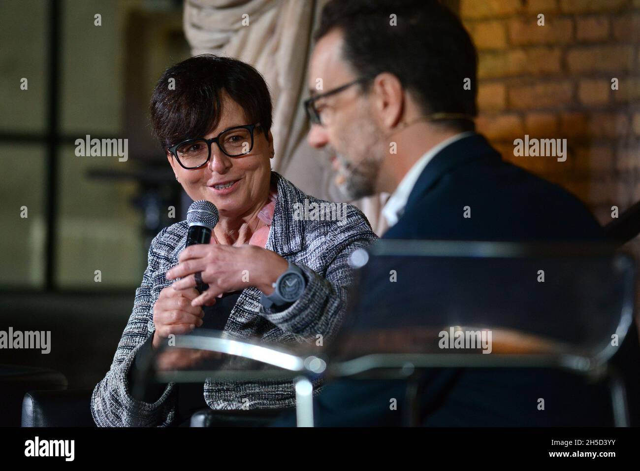 Rome, Italy. 08th Nov, 2021. Maria Chiara Carrozza, president of the ...