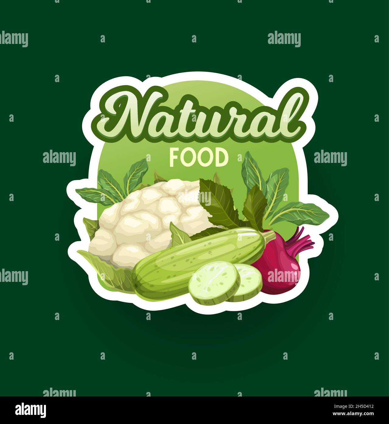 Farm vegetables label and veggies food icon, vector. Organic natural ...