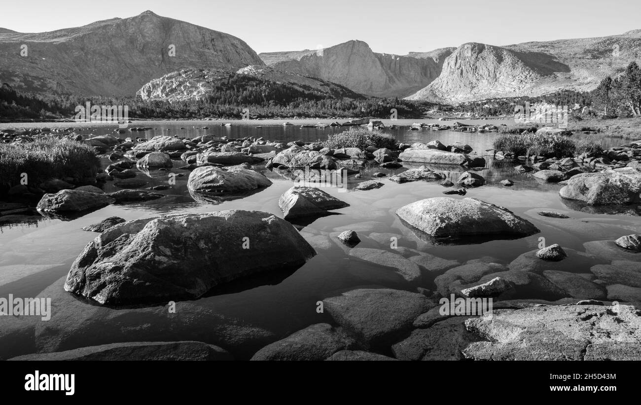 Lake wyoming Black and White Stock Photos & Images - Alamy