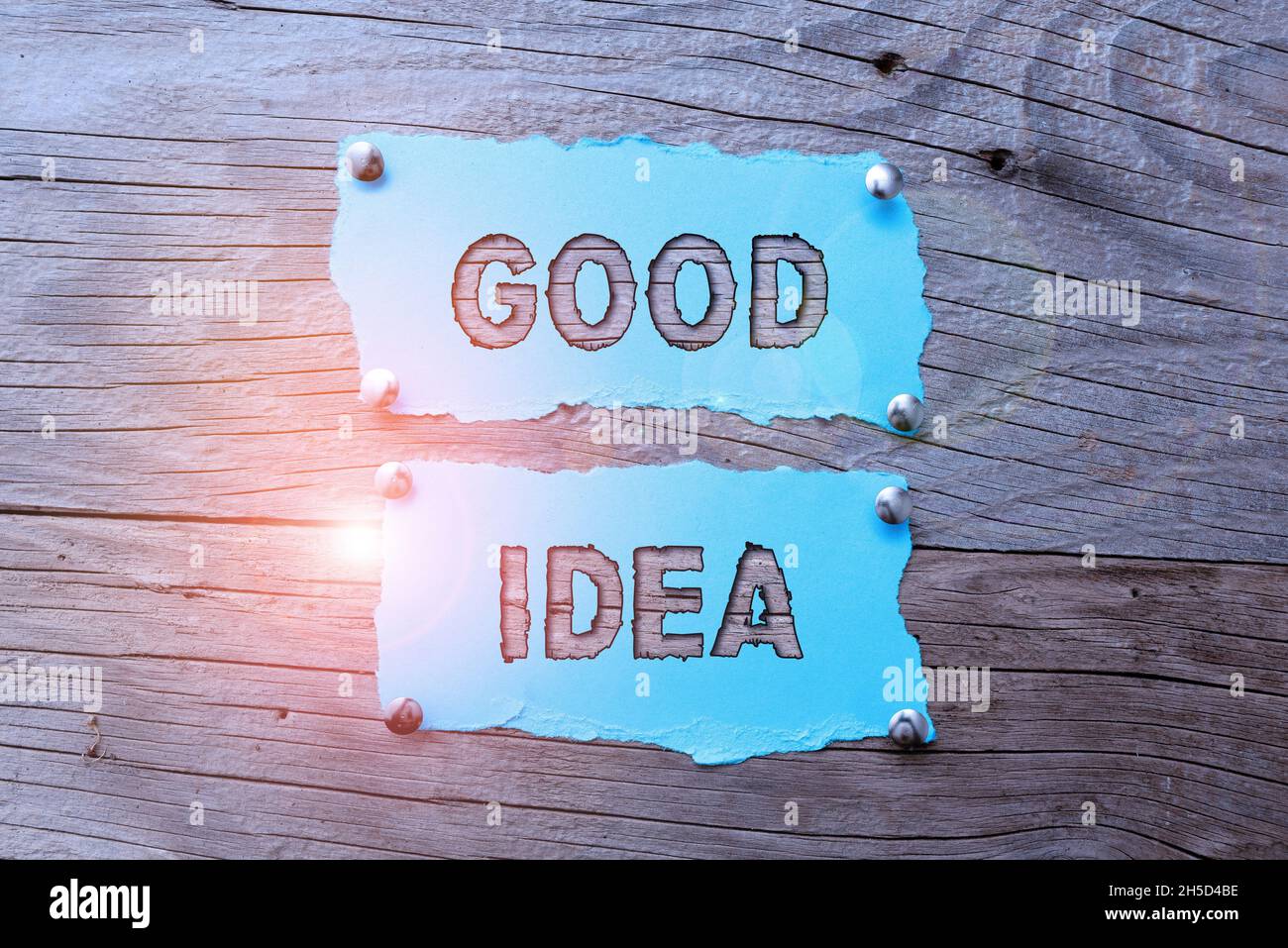 Sign displaying Good Idea. Business idea an excellent suggestion and ...