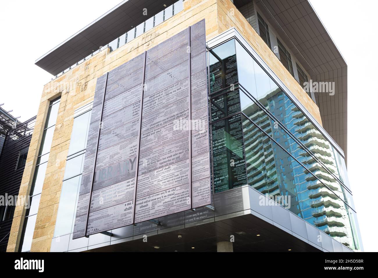 Austin Public City Library in Austin Texas Stock Photo - Alamy