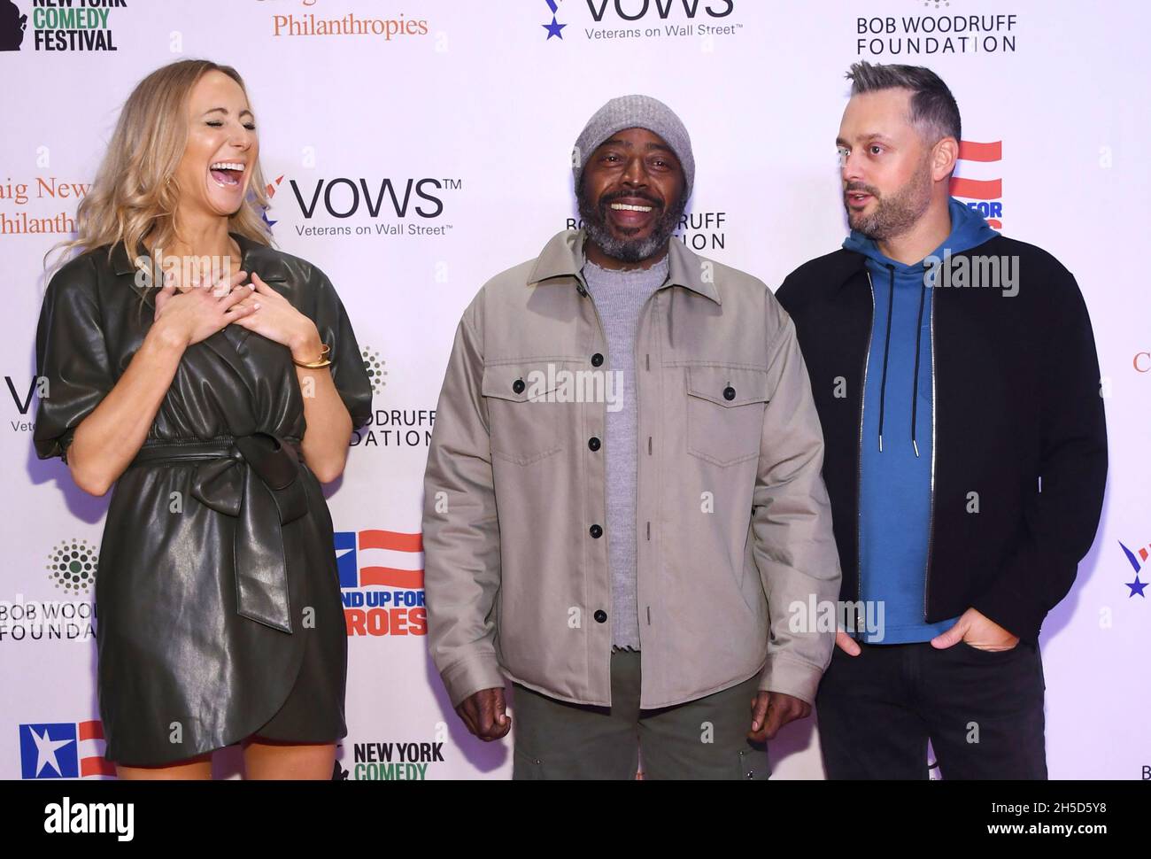 New York, NY, USA. 8th Nov, 2021. Nikki Glazer, Donnell Rawlings and ...
