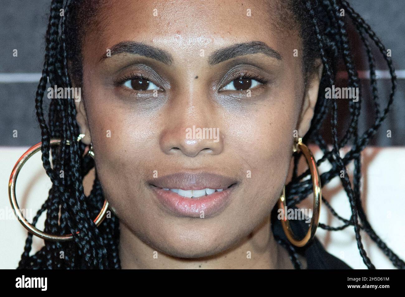Imany attending the Marcher Sur L'Eau Premiere at the MK2 Odeon Cinema ...