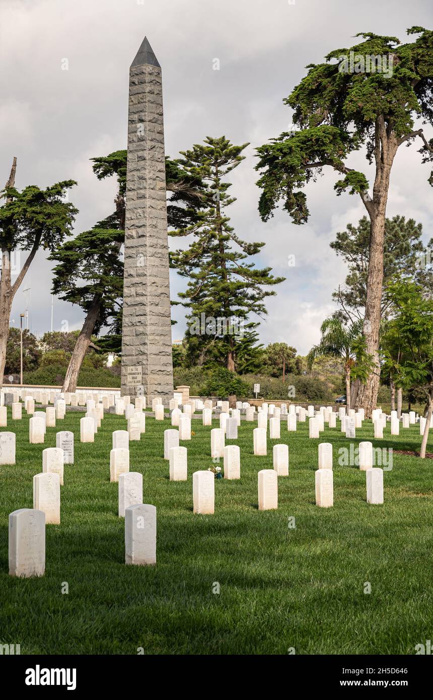 San Diego, California, USA - October 5, 2021: Fort Rosecrans National ...