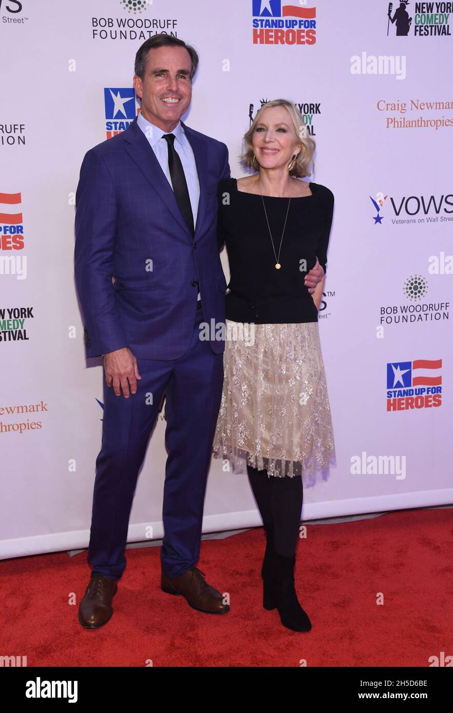 New York, NY, USA. 8th Nov, 2021. Bob Woodruff and Lee Woodruff at the ...