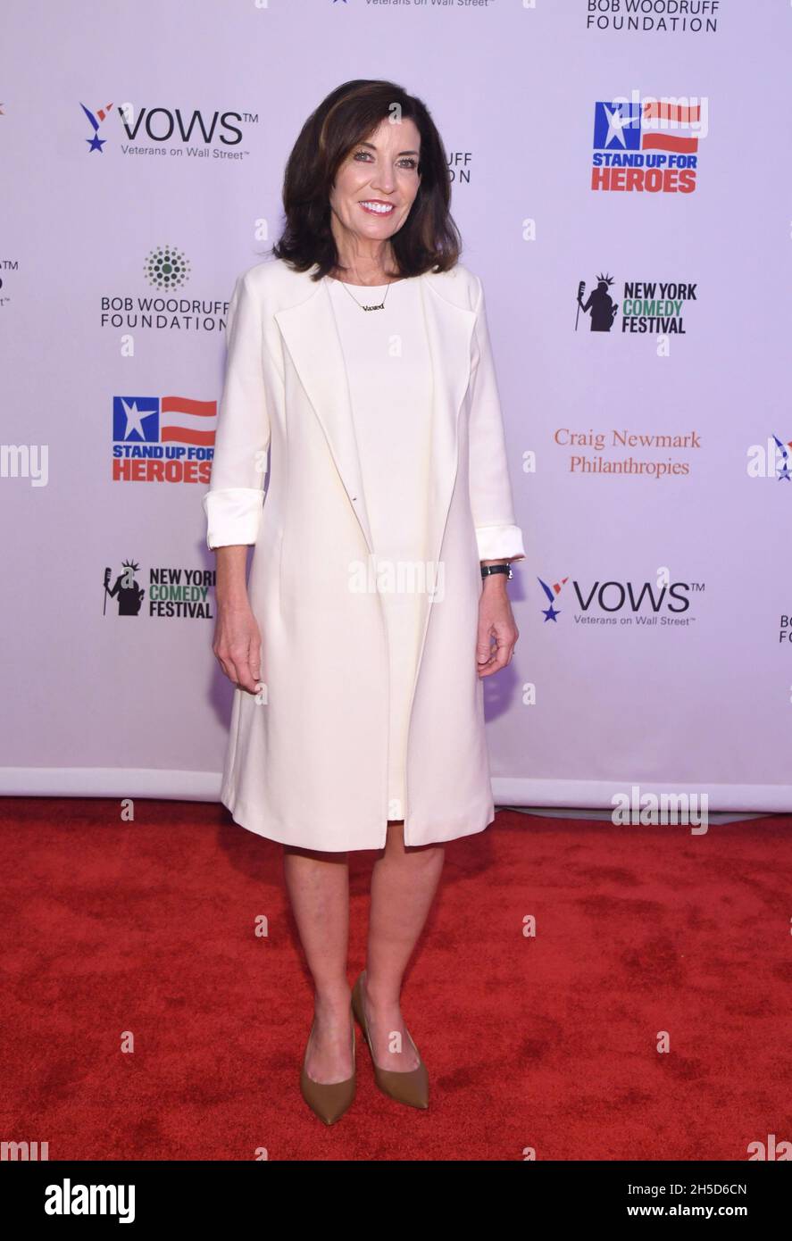 New York, NY, USA. 8th Nov, 2021. Governor of NY, Kathy Hochul at the ...