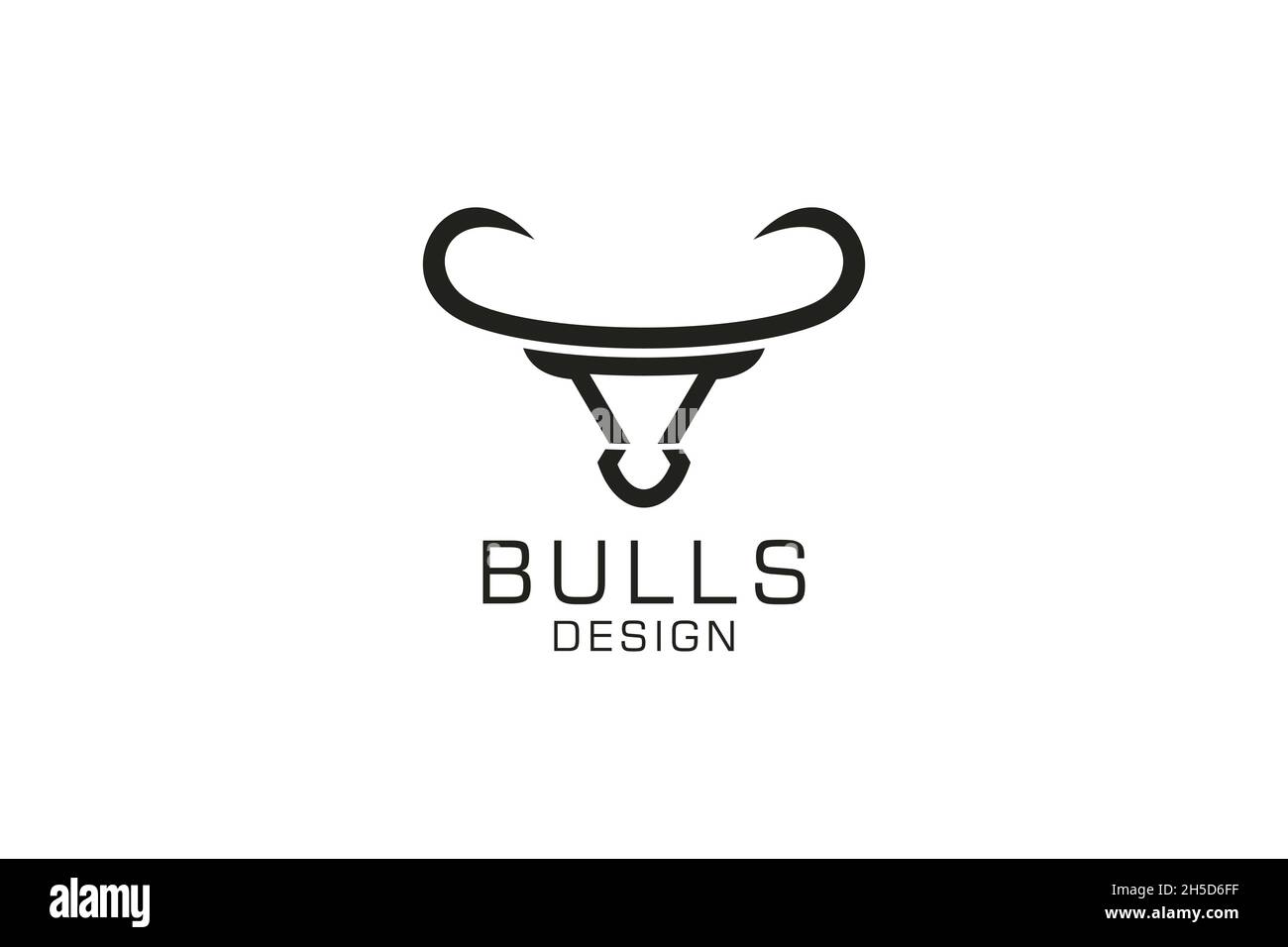 Letter N logo, Bull logo,head bull logo, monogram Logo Design Template ...