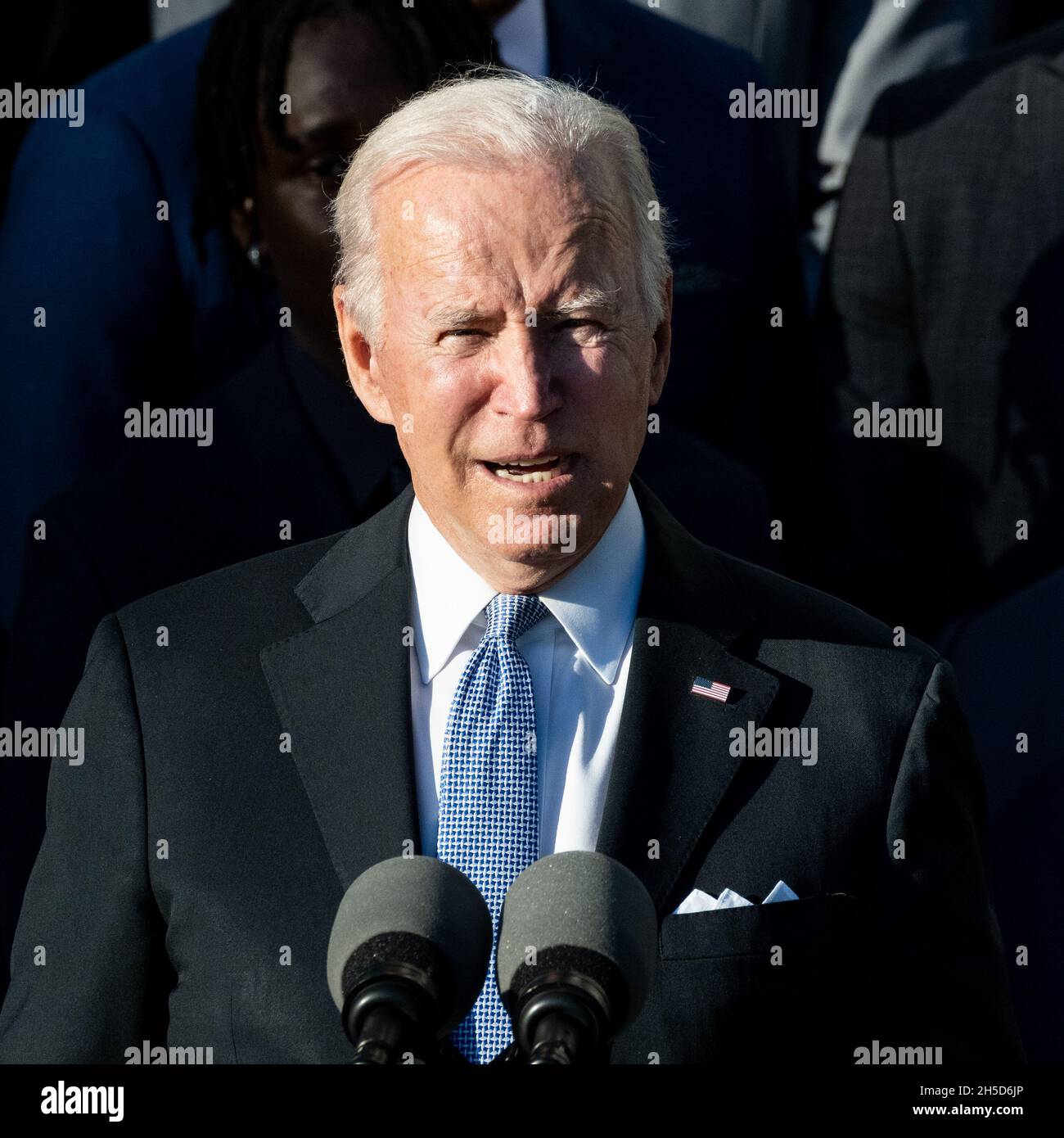 Washington, United States. 08th Nov, 2021. President Joe Biden speaking ...