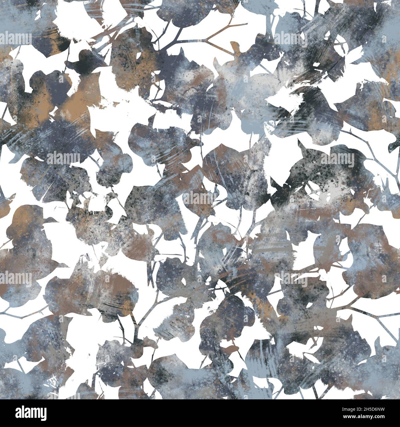 Seamless neutral and white grungy classic abstract surface pattern ...