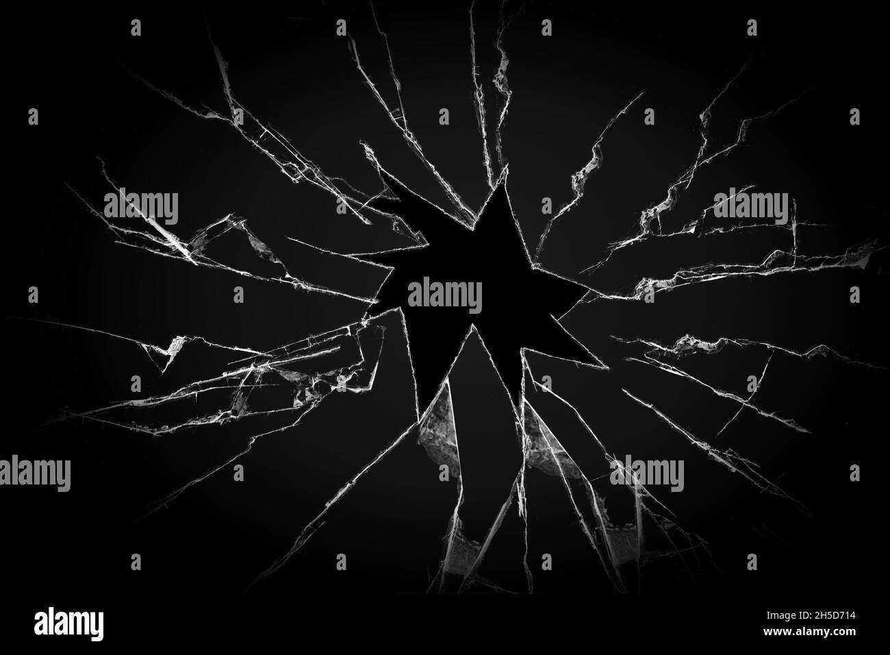 broken glass on a black background Stock Photo - Alamy