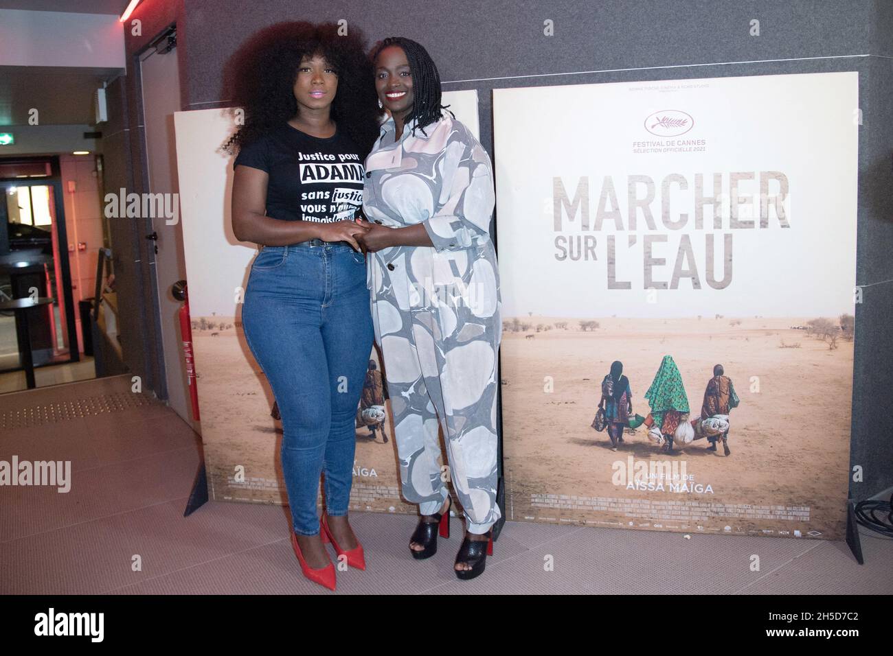 Assa Traore and Aissa Maiga attending the Marcher Sur L'Eau Premiere at ...