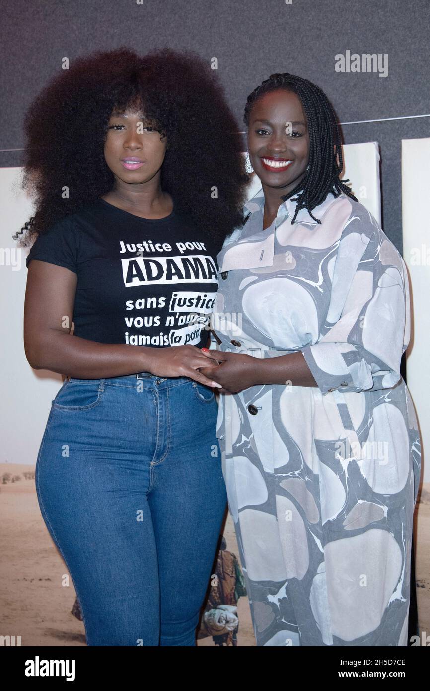 Assa Traore and Aissa Maiga attending the Marcher Sur L'Eau Premiere at ...