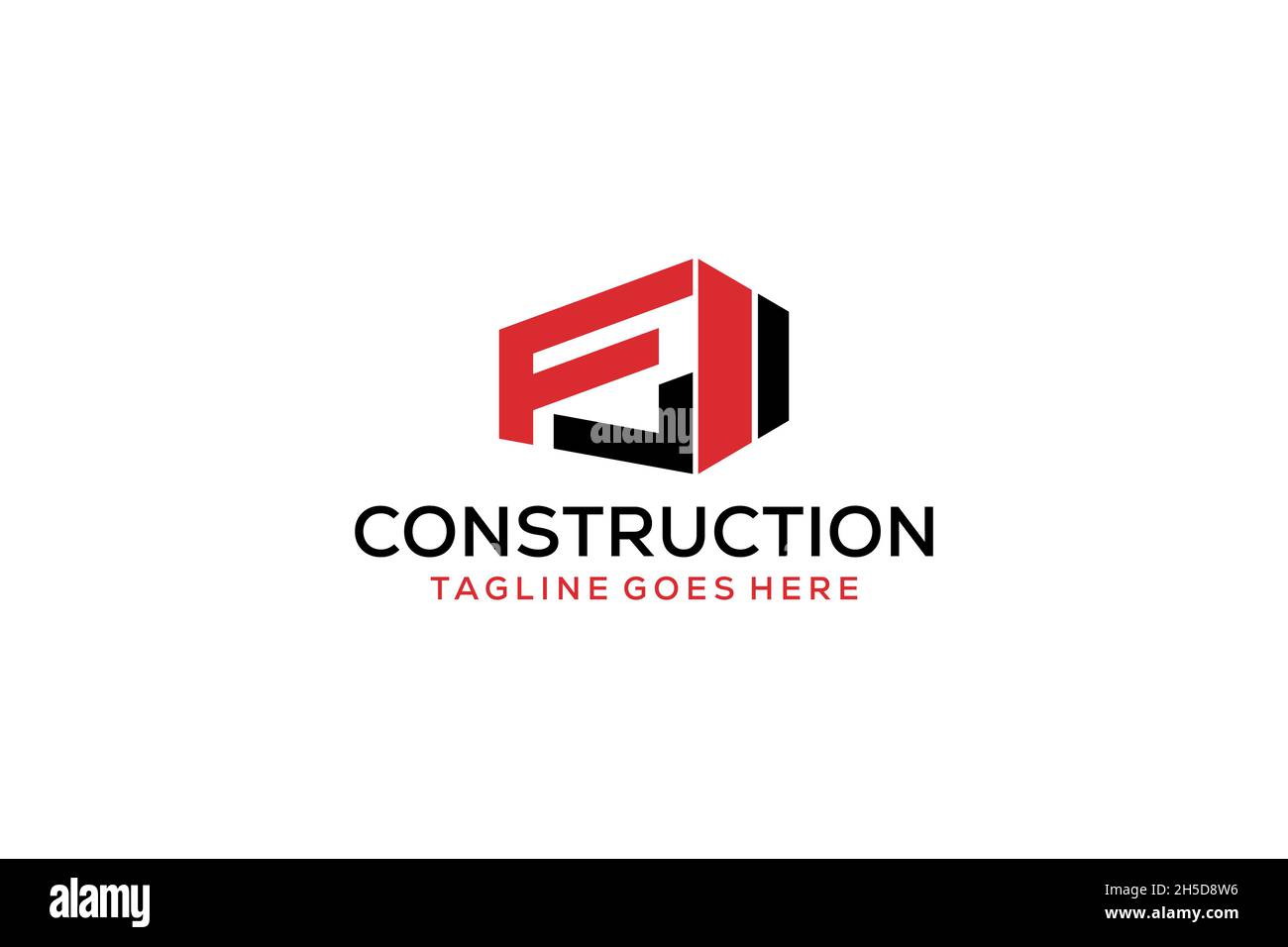 Letter F for Real Estate Remodeling Logo. Construction Architecture ...