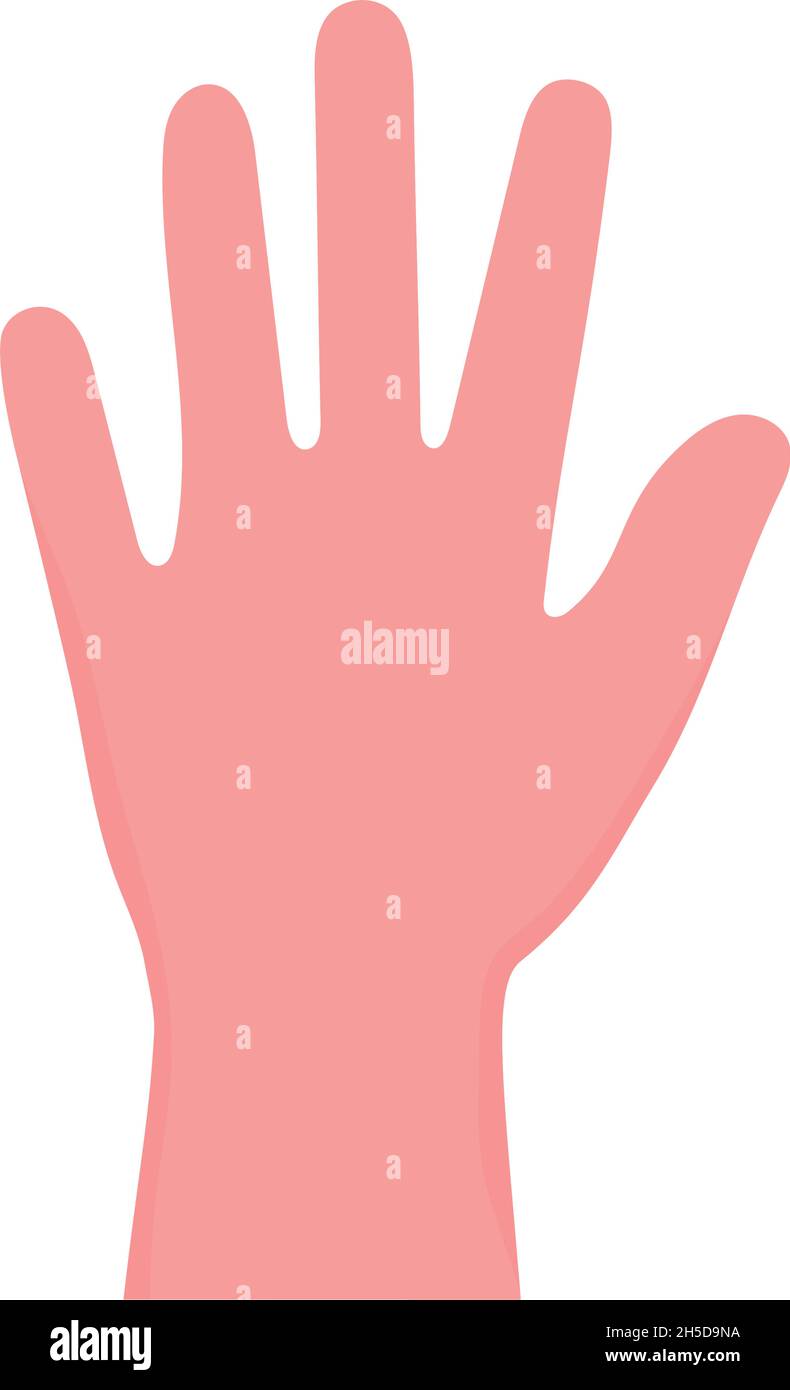 Left hand stop Stock Vector Images - Alamy