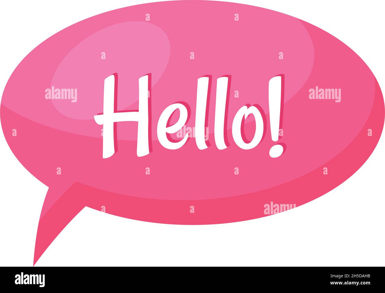 hello in speech bubble Stock Vector Image & Art - Alamy