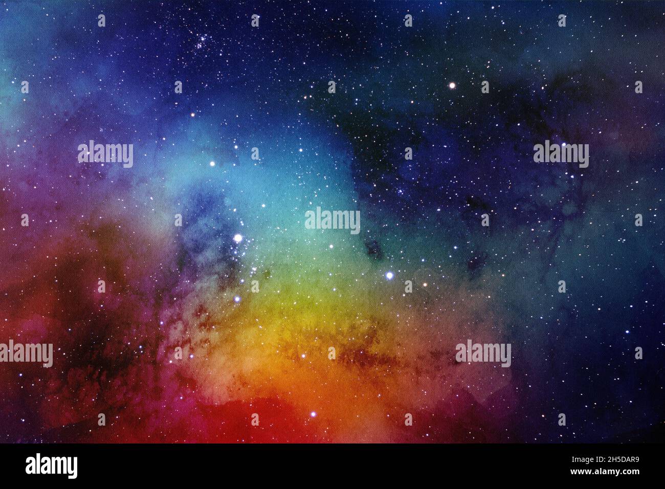 Vibrant space watercolor background - great for wallpaper Stock Photo ...