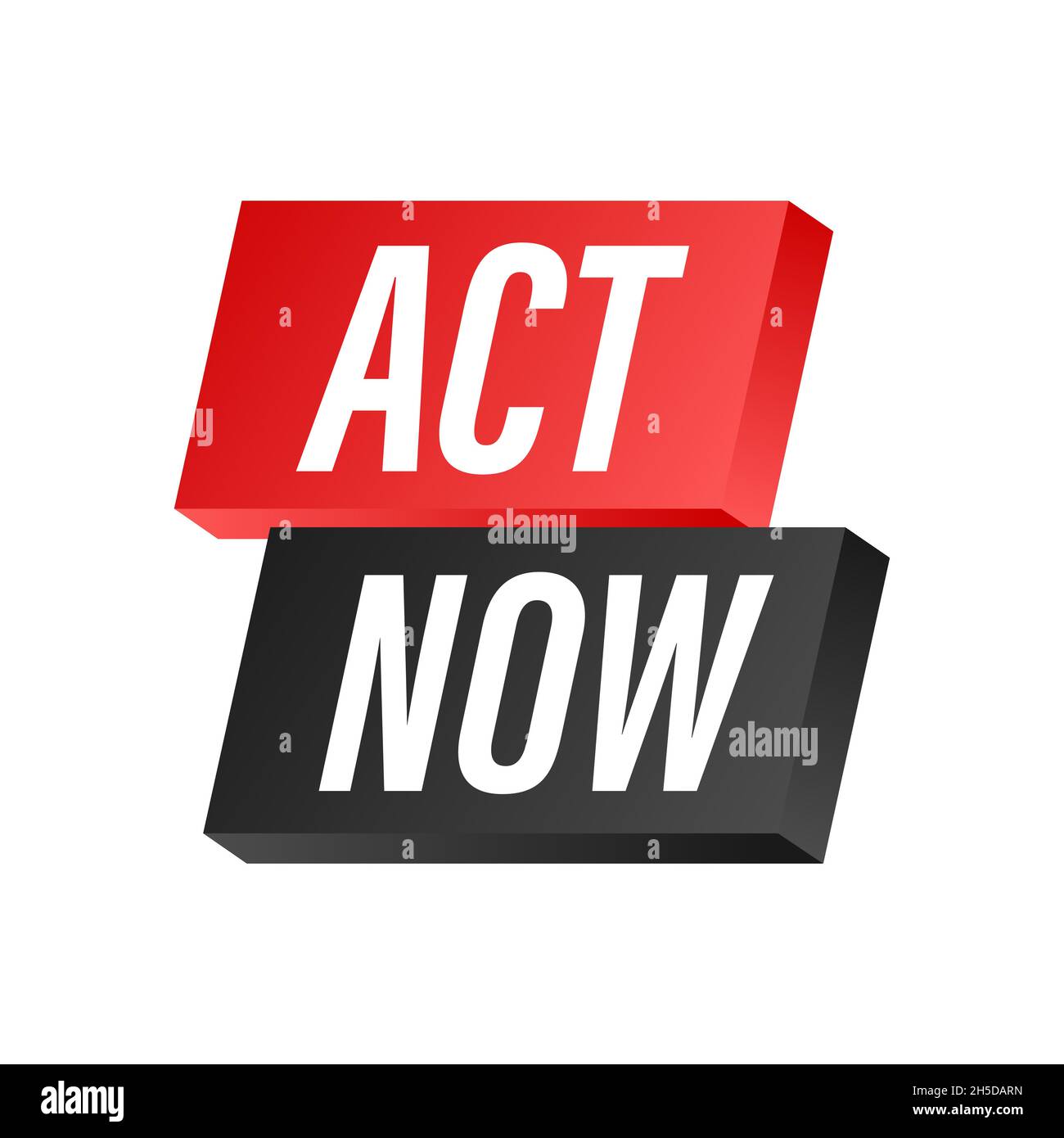 Megaphone banner with Act now speech bubble. Banner for business ...