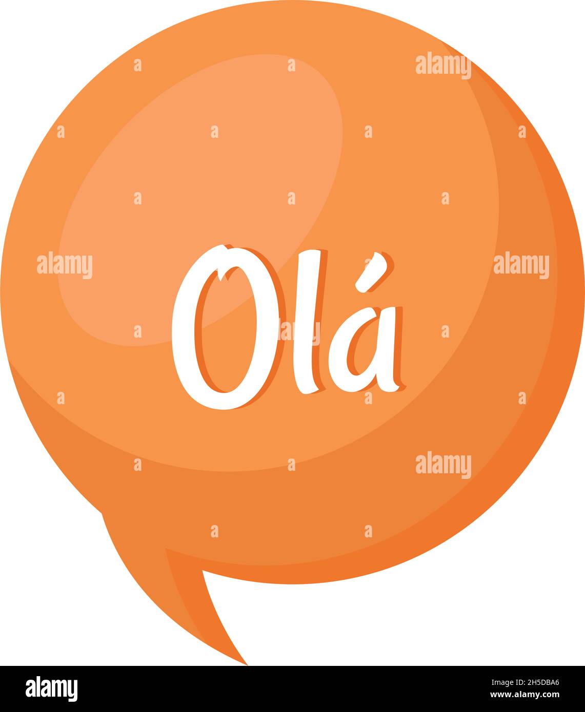 ola in speech bubble Stock Vector Image & Art - Alamy