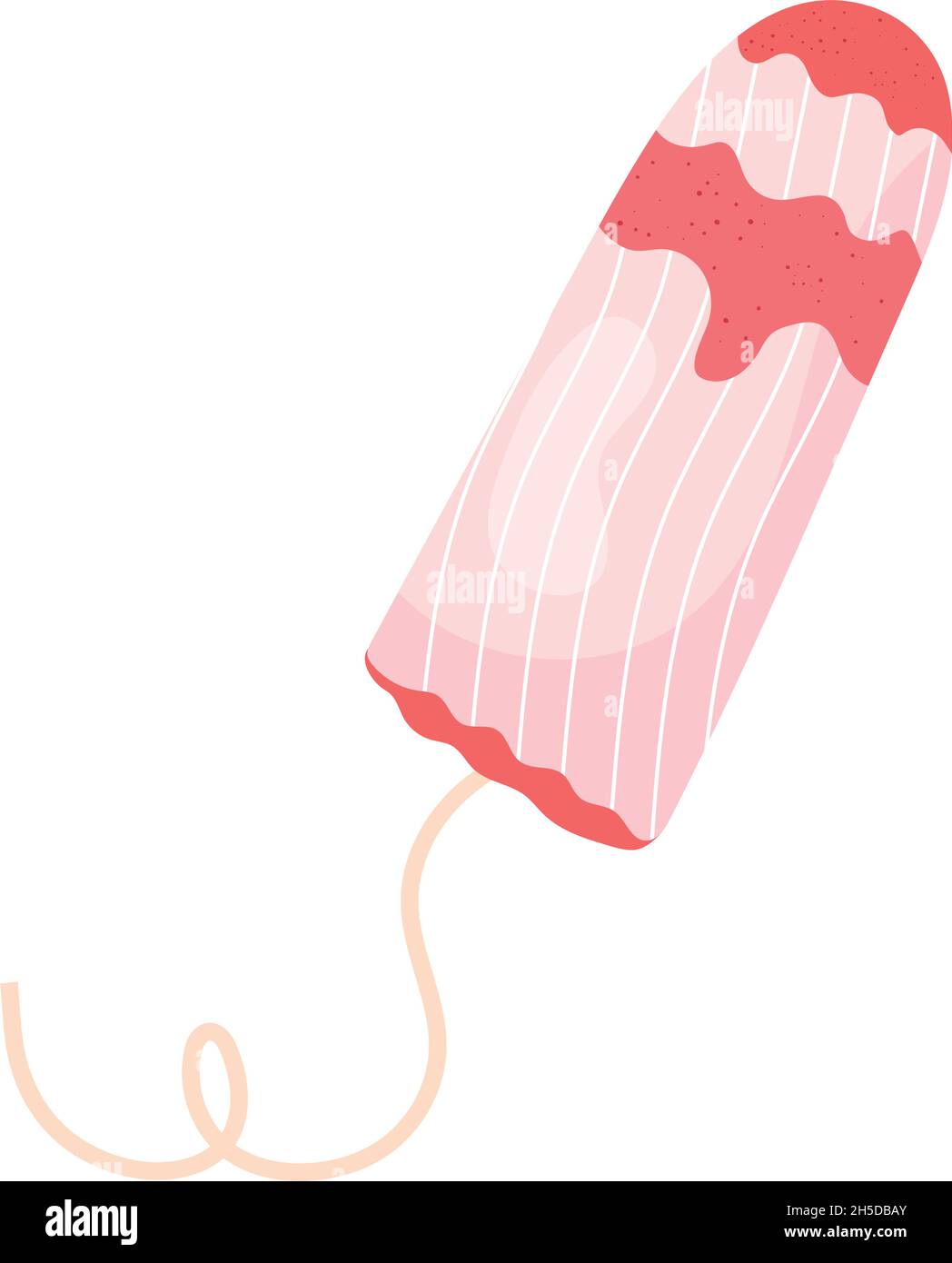 Female tampon menstruation Stock Vector Images - Alamy