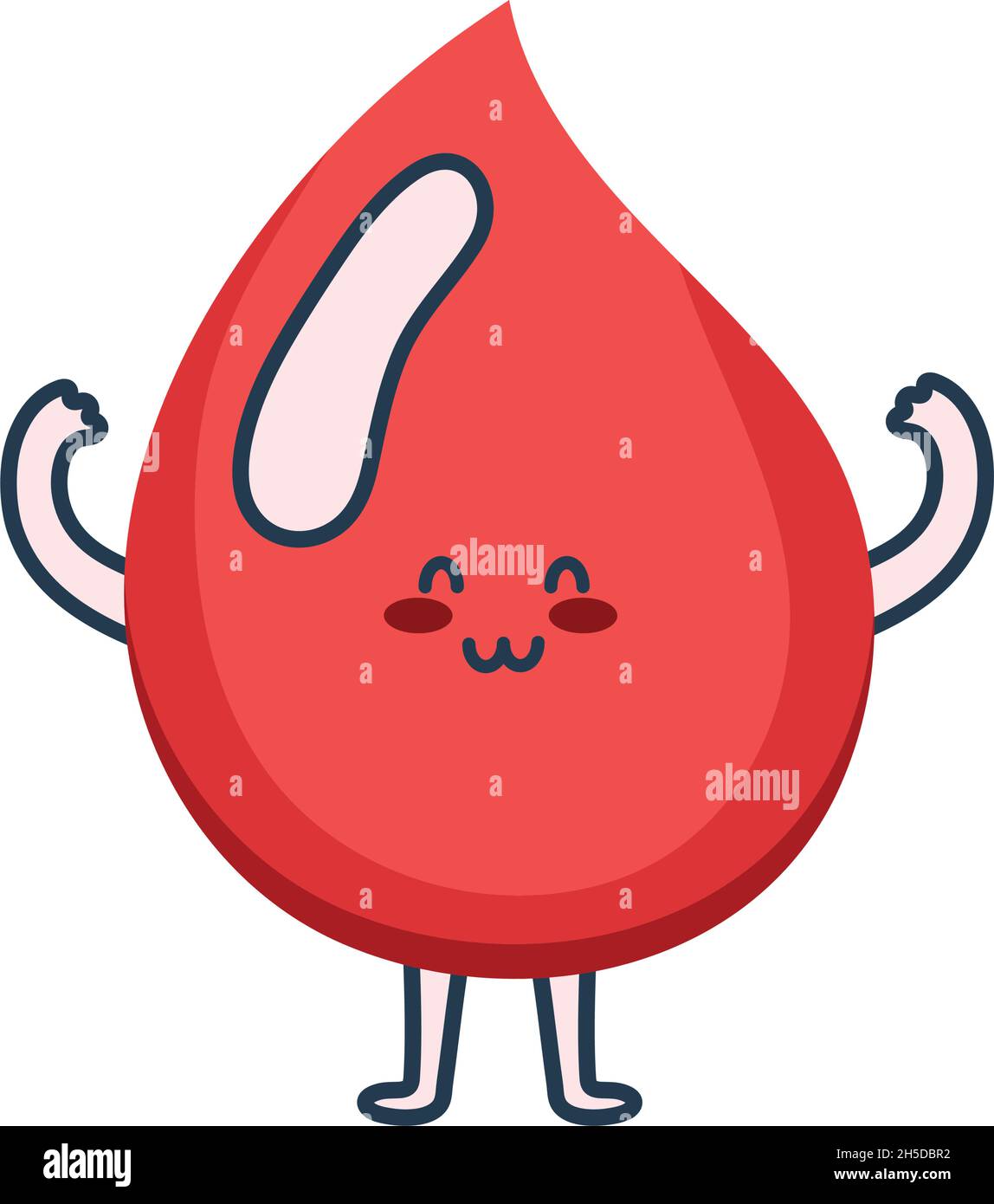blood drop character Stock Vector Image & Art - Alamy