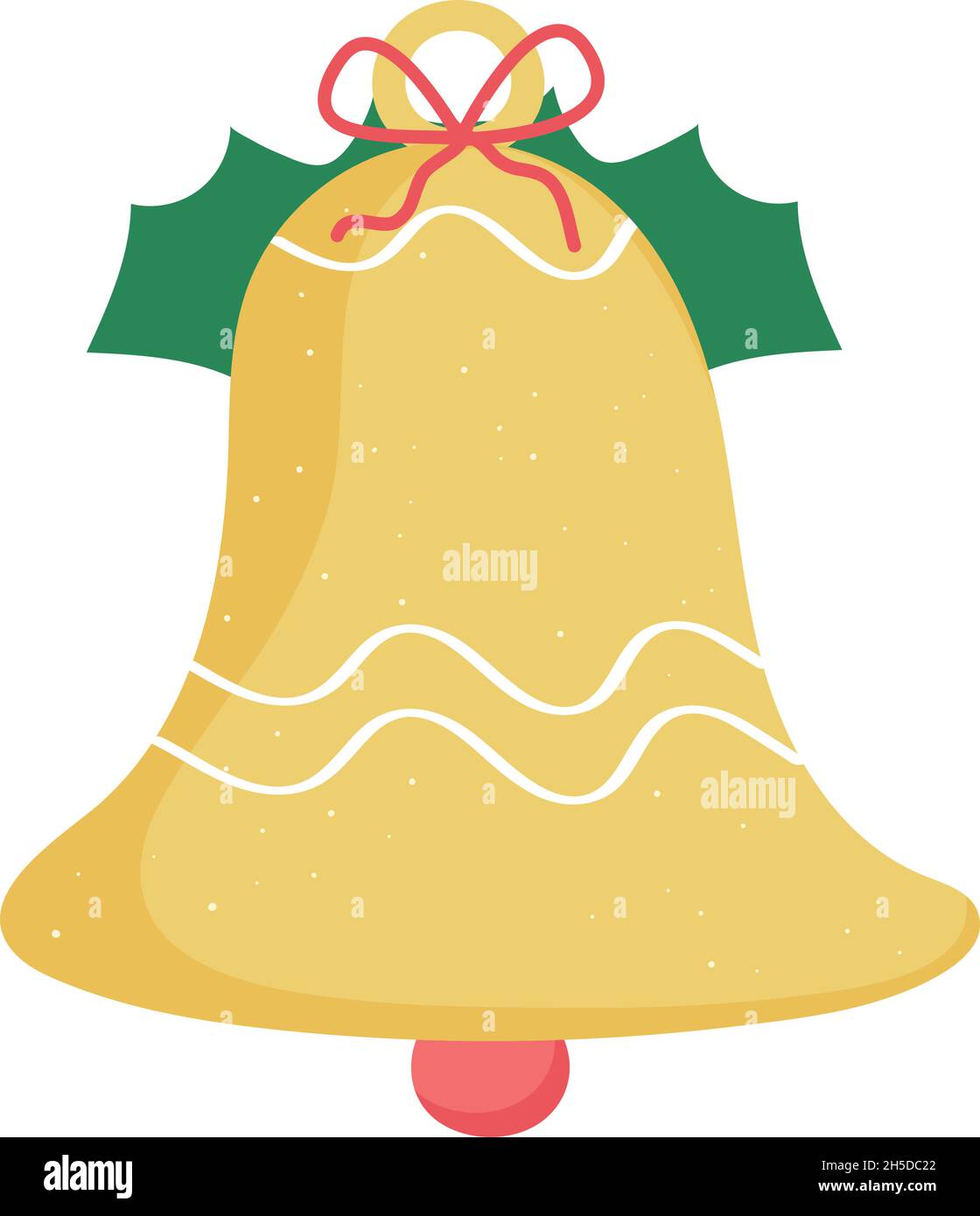 merry christmas bell Stock Vector Image & Art - Alamy