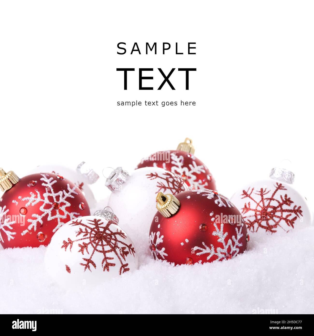Christmas over white Stock Photo - Alamy