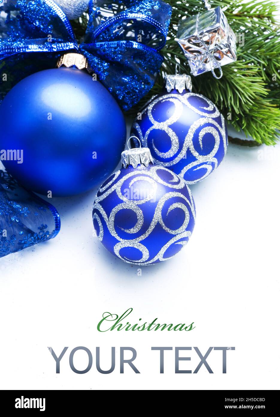 Christmas over white Stock Photo - Alamy