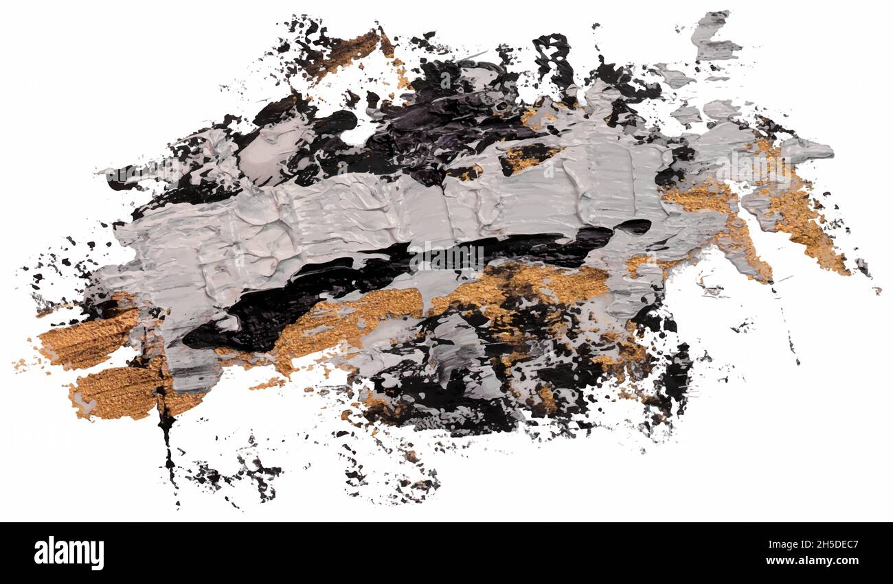 Oil on painting Stock Vector Images - Alamy