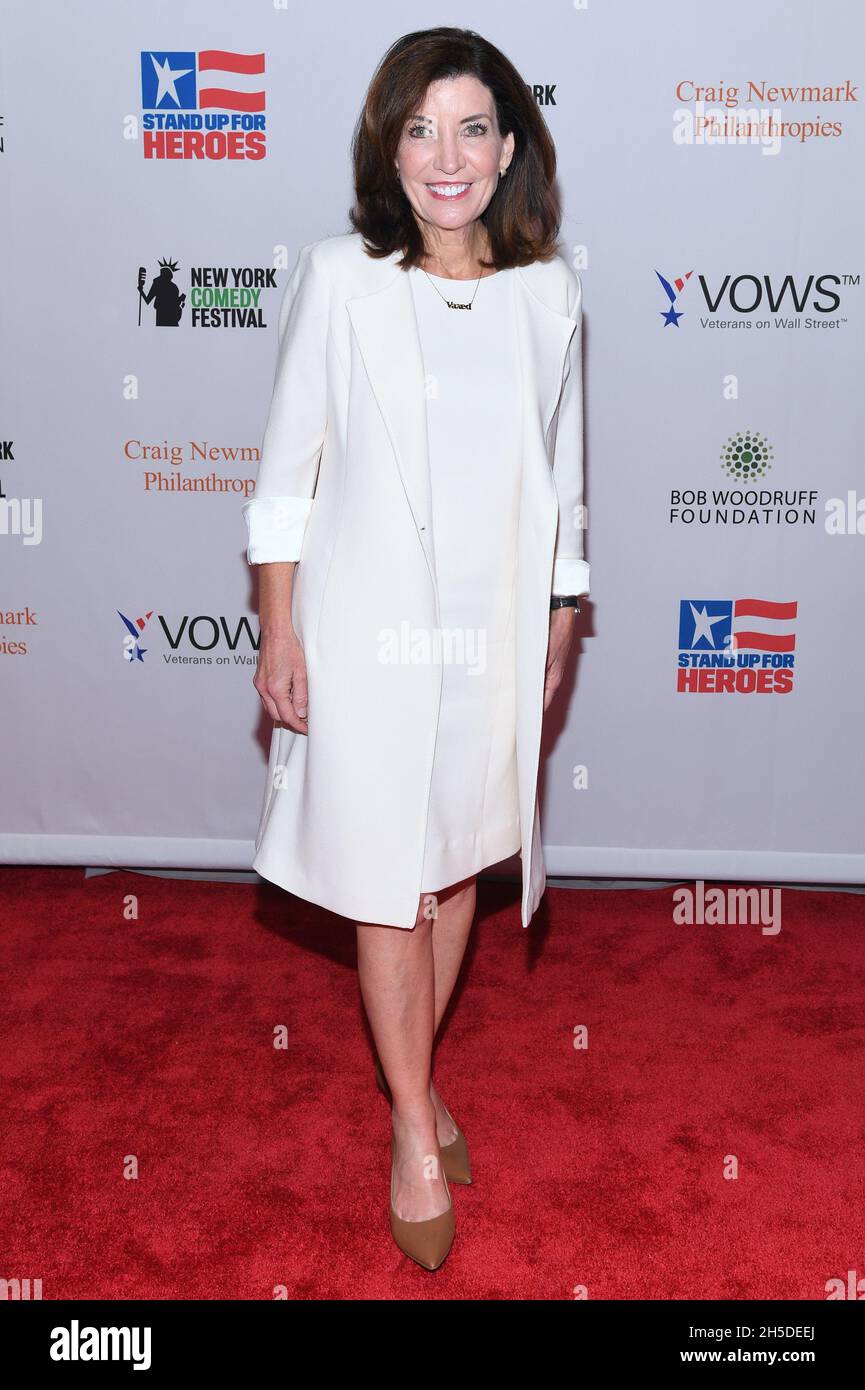 New York, USA. 08th Nov, 2021. Governor of New York, Kathy Hochul ...