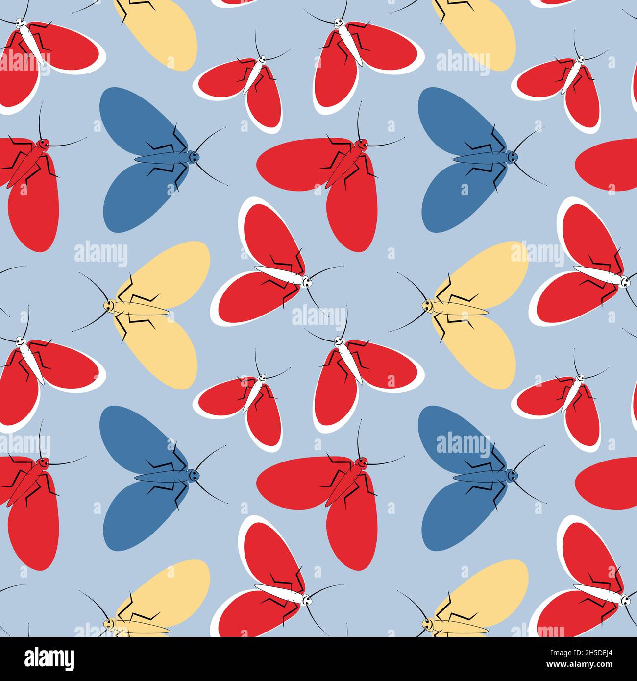 Seamless pattern, endless texture - Illustration on a square background ...