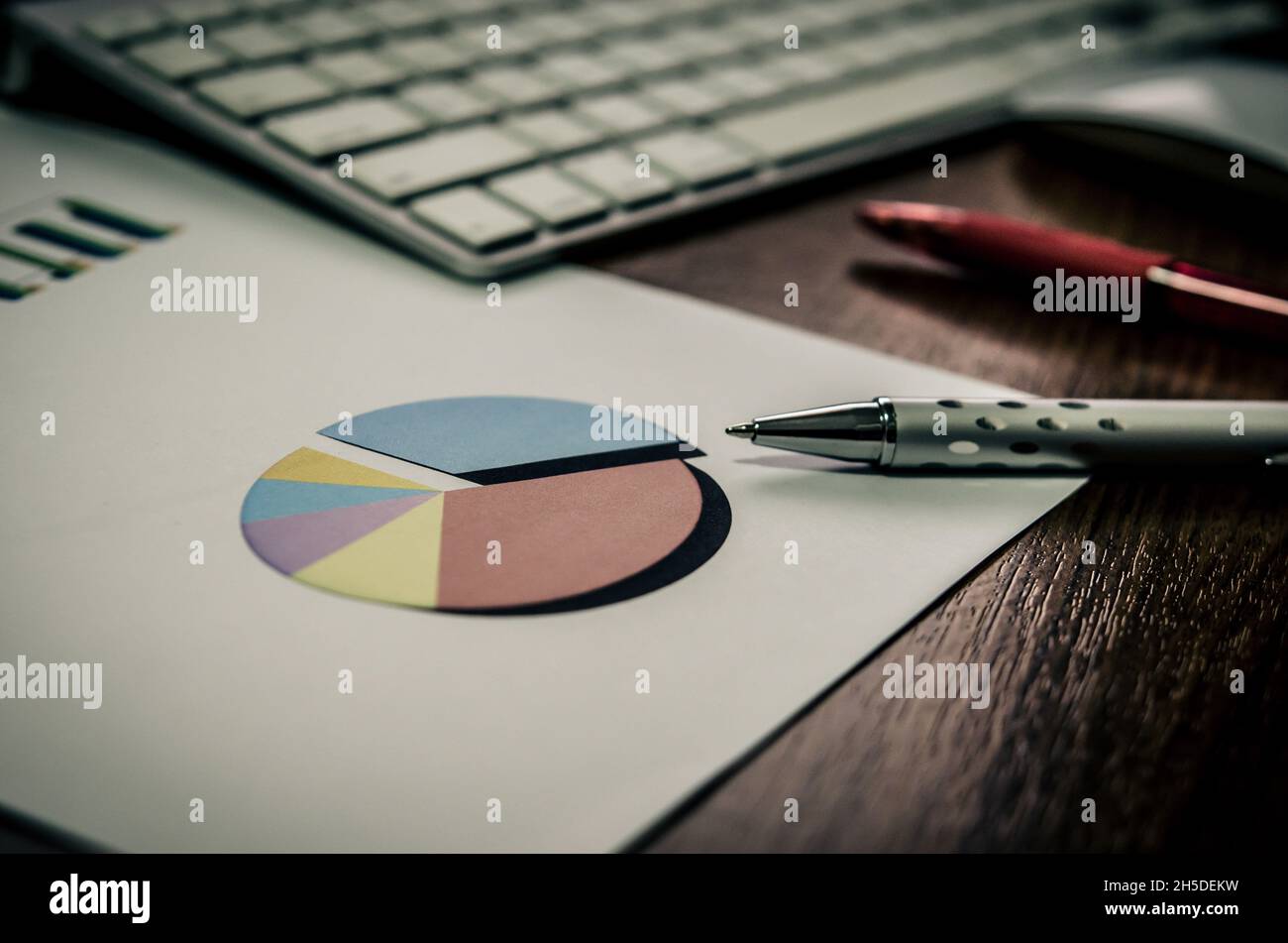 business document in office workplace with computer Stock Photo - Alamy
