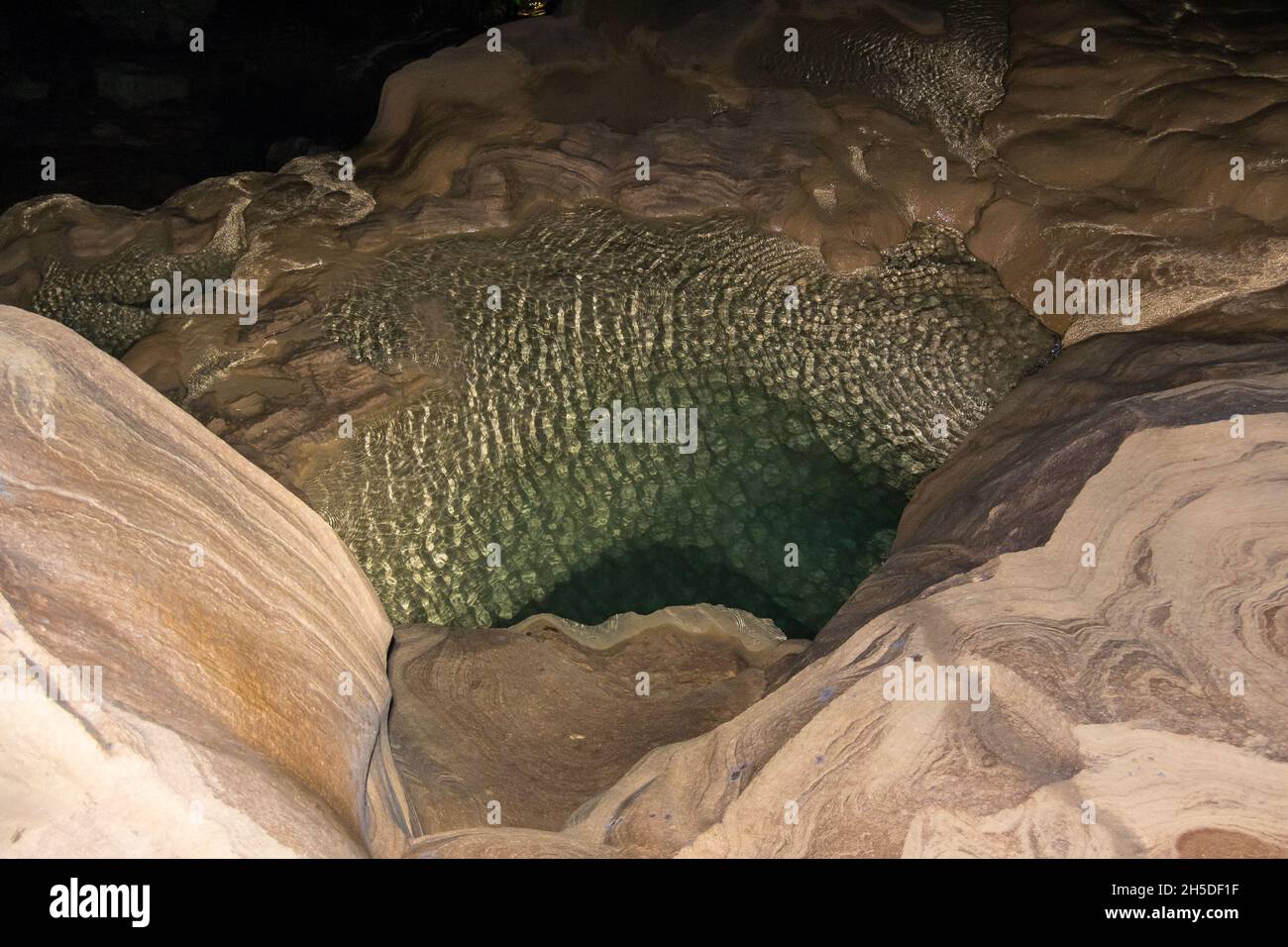 Scenic view of the Sumaguing to Lumiang Cave in Luzon, Philippines ...