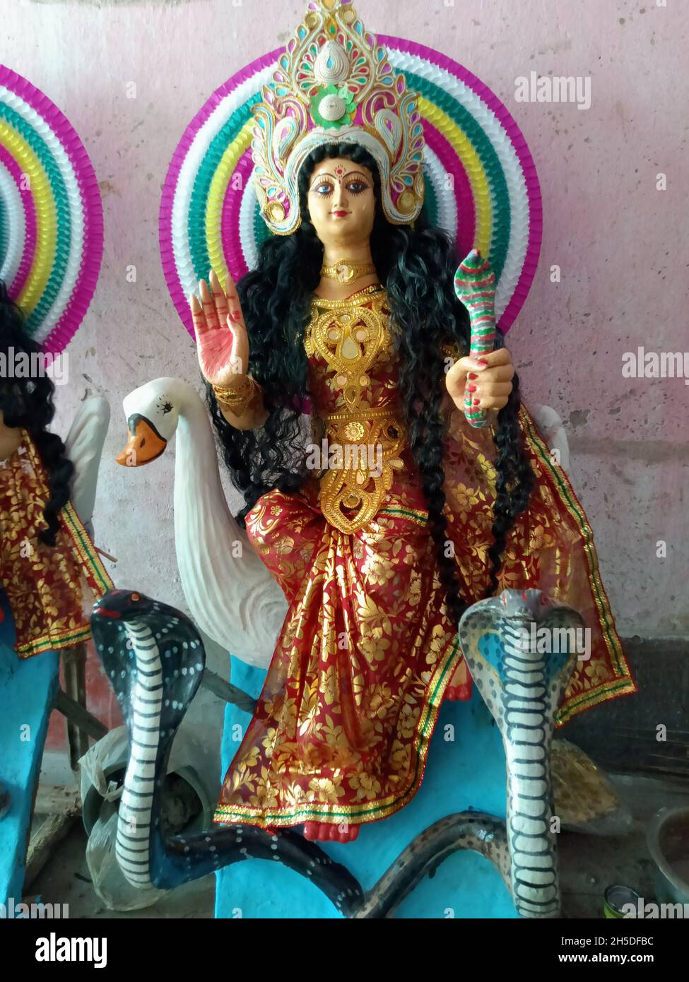 Devi durga face hi-res stock photography and images - Alamy