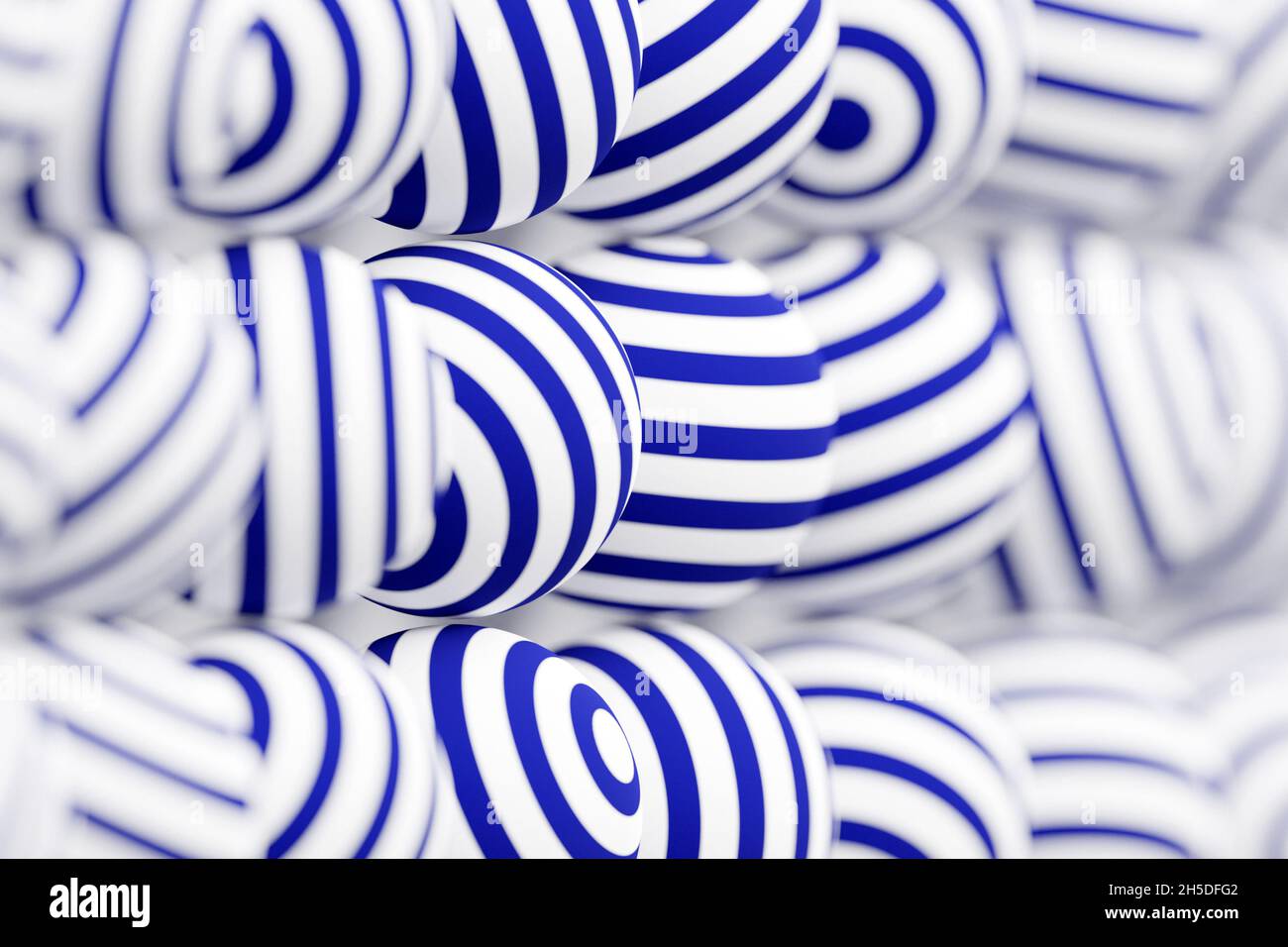 3d illustration of purple and white circle.Set of shapes on monocrome ...