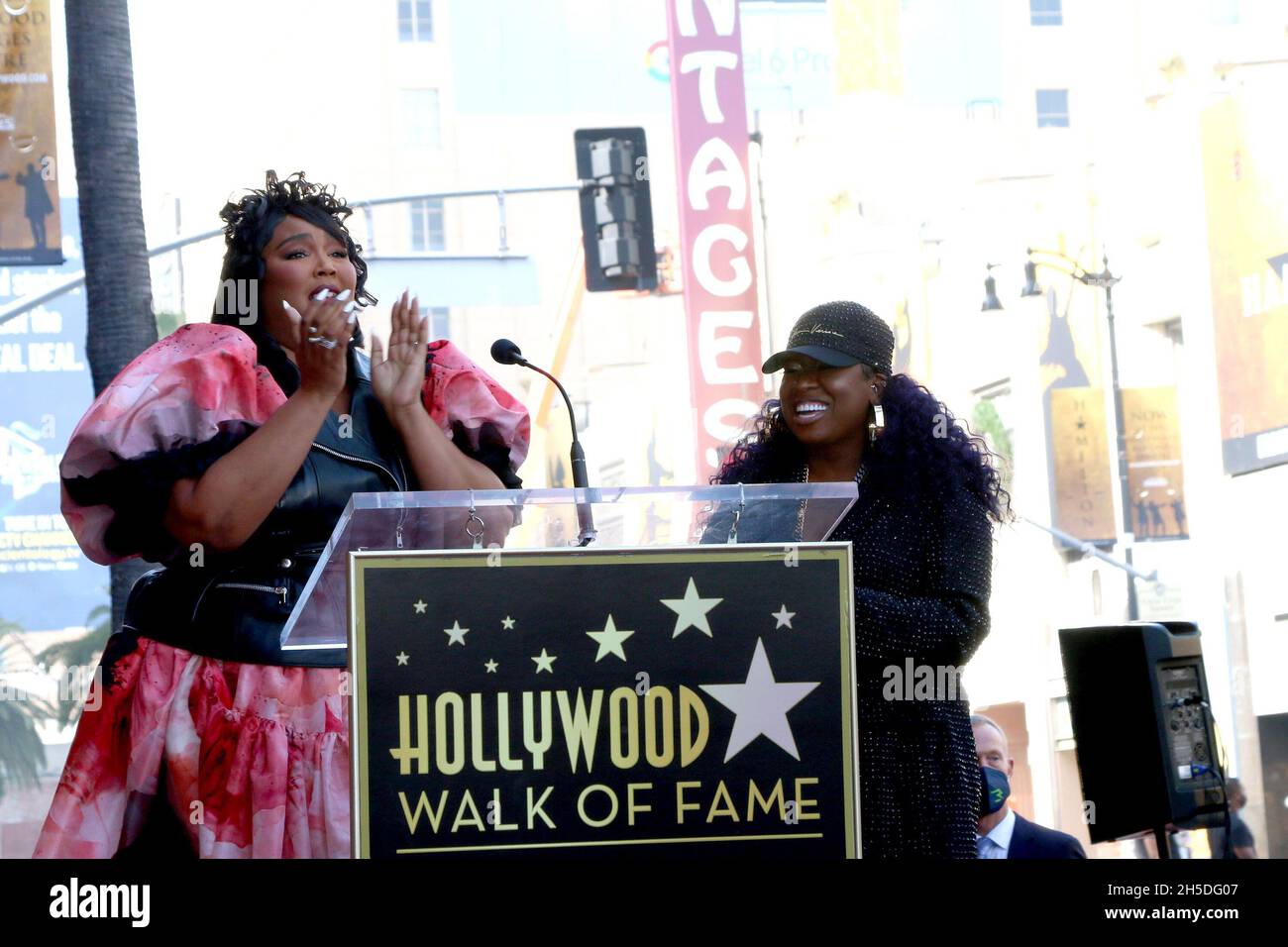 Los Angeles, CA. 8th Nov, 2021. Lizzo at a public appearance for Star ...